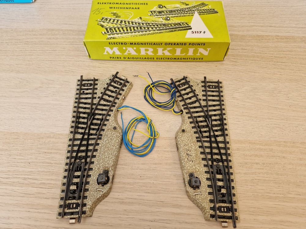 Märklin 5117 Weichenpaar M H0 (3) (D'occasion) à St-Aubin-Sauges pour CHF 24 – avec livraison ...
