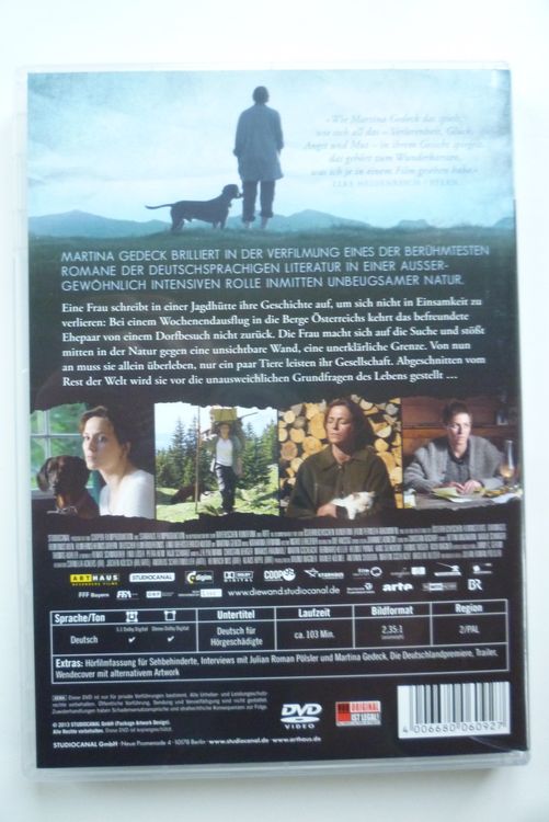 Die Wand (2012) Arthaus Film mit Martina Gedeck (Gebraucht) in ...