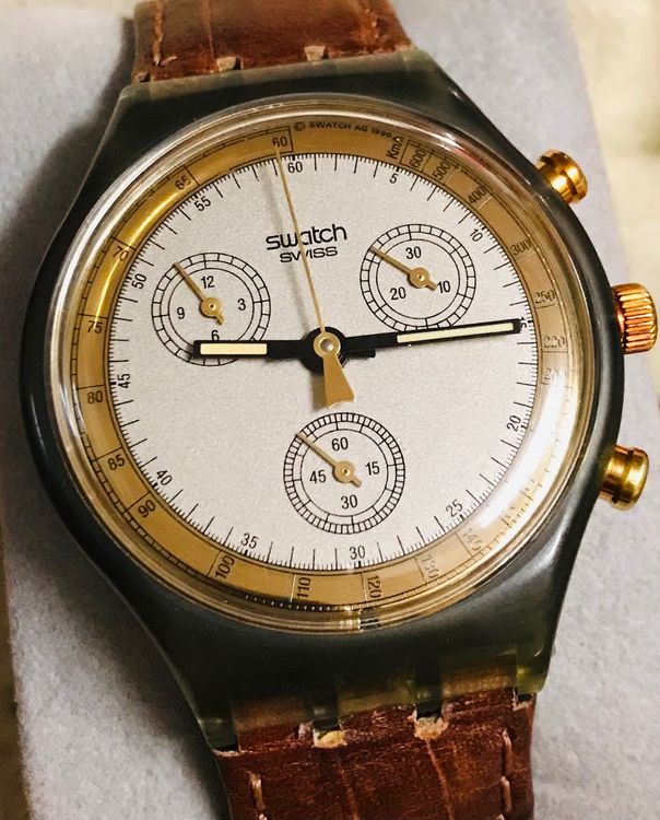 SWATCH Chronograph Herrenuhr Swiss-Made ( Quartz / 40 mm ) (Gebraucht) in Oftringen für CHF 22 ...