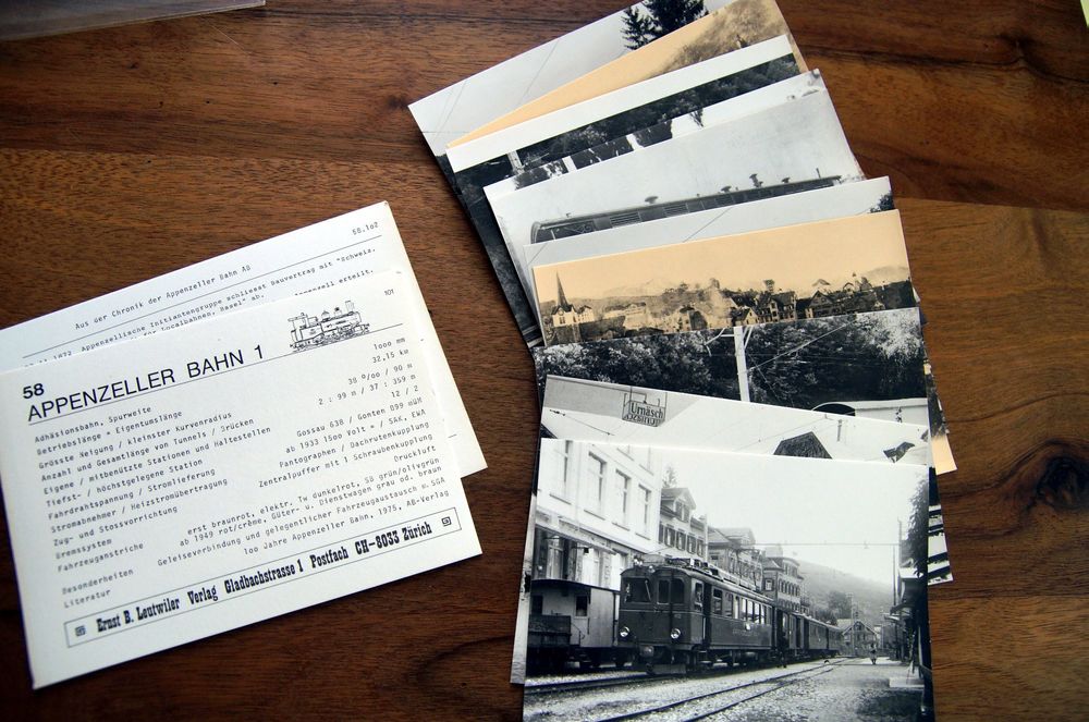 58 Appenzeller Bahn 1 - Ernst B. Leutwiler - AK-Serie | Kaufen auf Ricardo