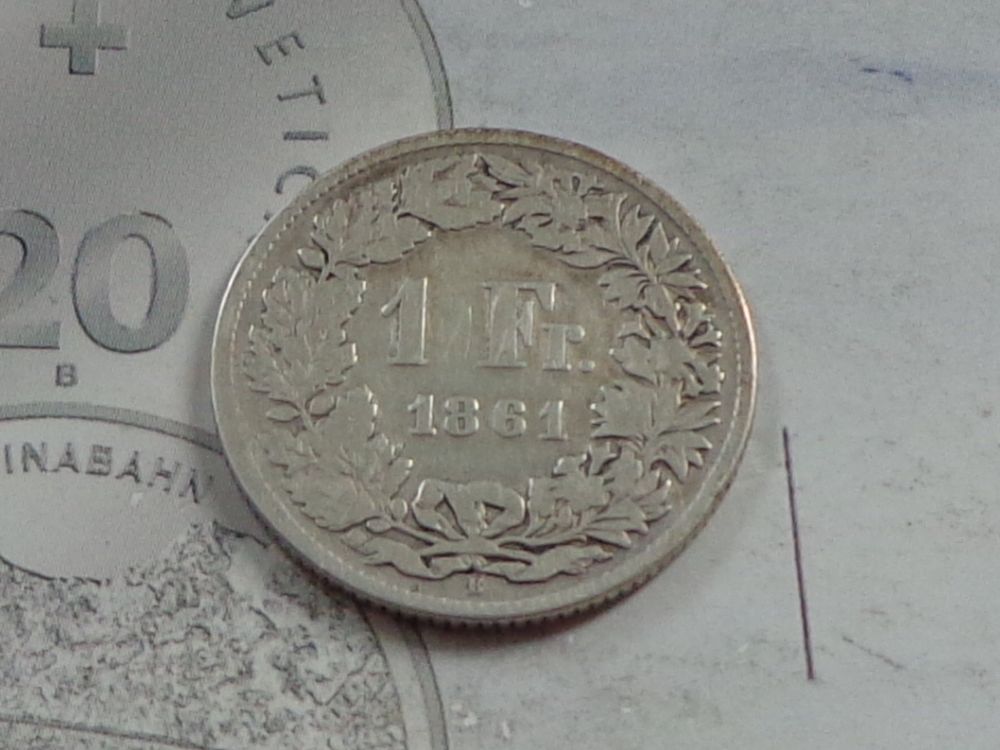 1 Fr. 1861 B Belle Pièce RARE ! | Kaufen auf Ricardo