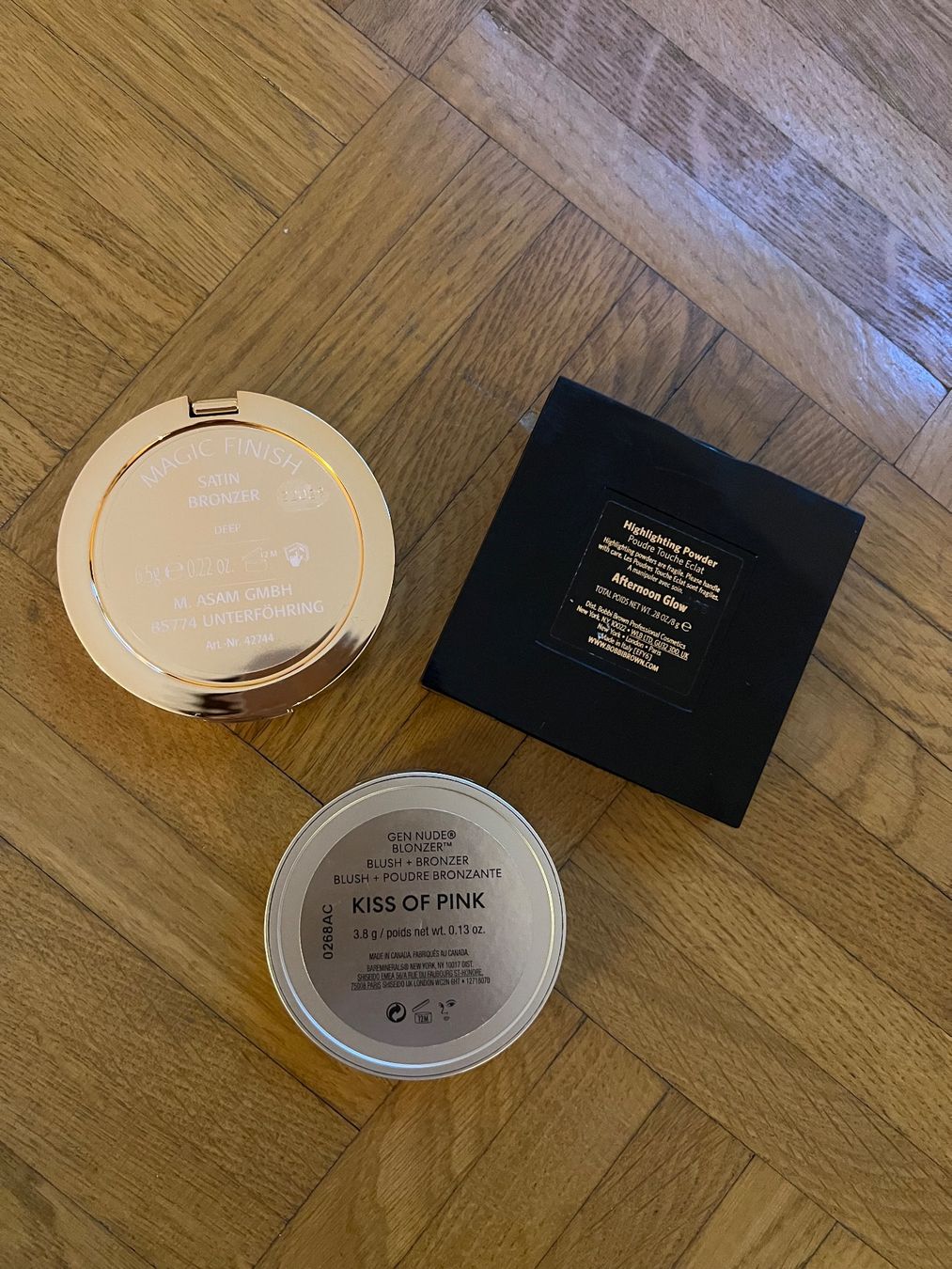 M. Asam Bronzer, Bobbi Brown Highlight & Rosa Blush (Gebraucht) in ...