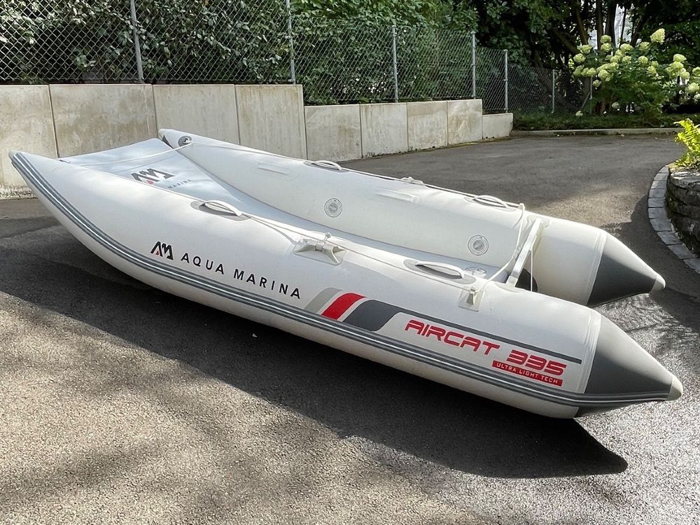 Schlauchboot (335 cm) Katamaran mit Torqeedo Elektromotor (Gebraucht ...