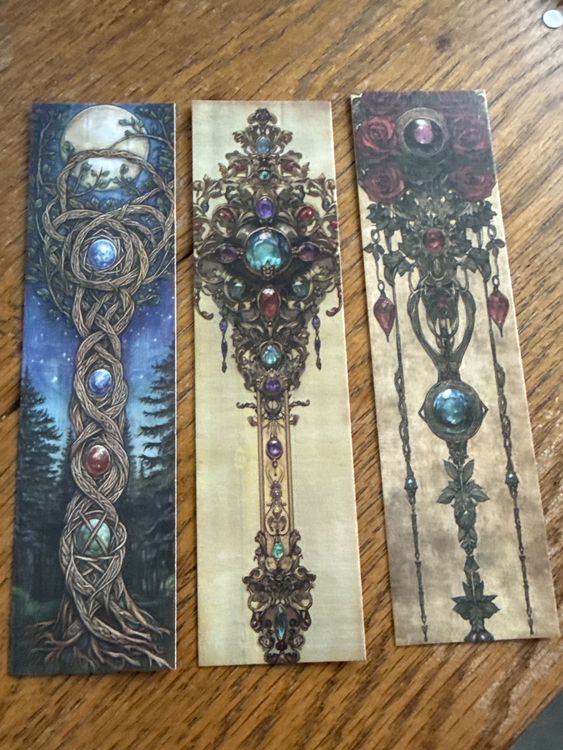 3x Lesezeichen-Buchzeichen-Spiritualität-Mystic-Kraft-Symbol (Neu ...