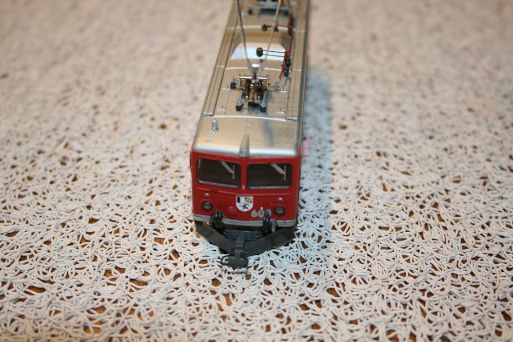 Bemo 1250 123 RhB Ge 4/4 I 603 Badus Umbauversion rot digita (Gebraucht ...