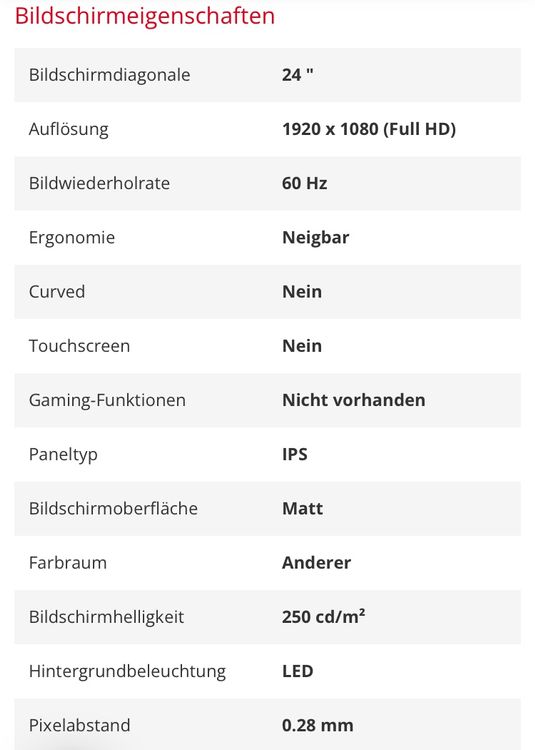 Monitor Philips 243V7QDSB/00 (Gebraucht) in Dietschwil für CHF 59 – mit ...