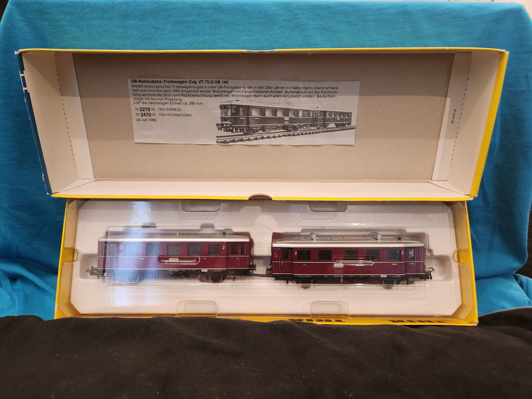 Märklin/ Trix HO DB Art.Nr. 22675 VT 75.9/VB140, Rarität! (Neu und ...