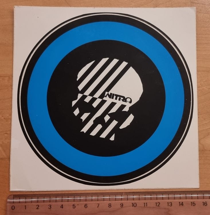 Grosser Sticker Nitro Snowboarding Orginal (Neu (gemäss Beschreibung ...