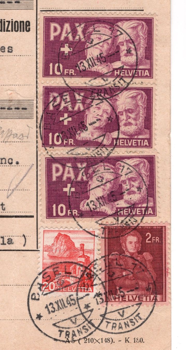 Top PAX ÜBERSEEFRANKTUR nach NEW YORK; RAR! ; Kat: 1500CHF++ (Gebraucht ...