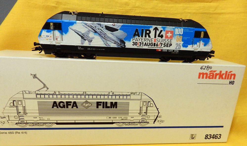 HO - Märklin - CFF/SBB Loc - El. Re 460 "AIR Payerne 14" | Acheter sur Ricardo