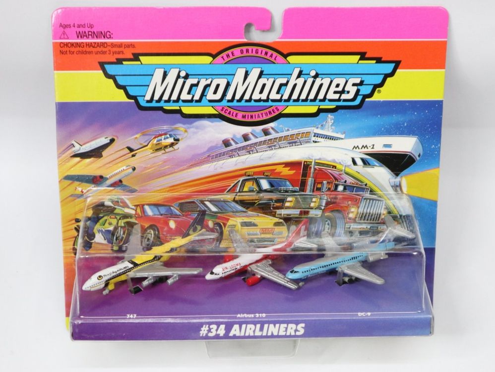 Micro Machines Airliners 747 Airbus 310 DC-9 Micromachines (Neu und ...