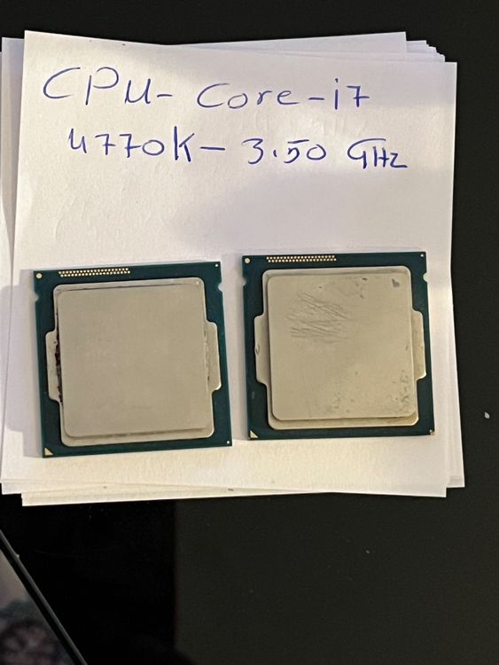 CPU. Intel Core i7-4770K-Prozessor 3.50 GHz. | Kaufen auf Ricardo