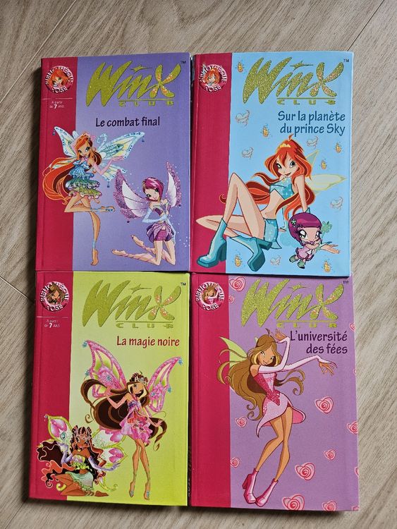 Winx Club - Lot de 4 livres de la Bibliothèque Rose Hachette (Gebraucht ...