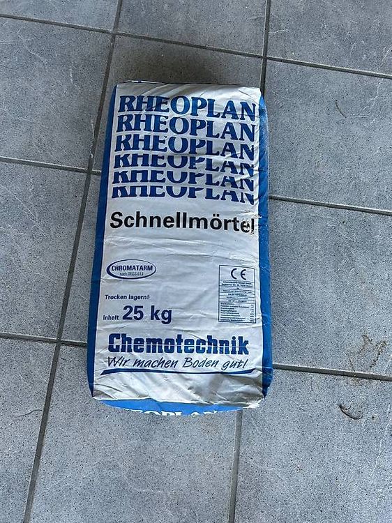RHEOPLAN Schnellmörtel / Hartbeton, Sack 25 kg (Neu und originalverpackt) in Klingnau für CHF 25 ...
