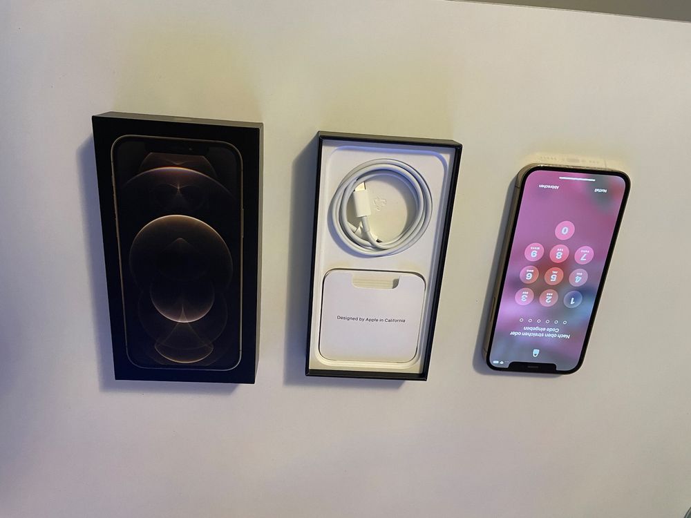 iPhone 12 Pro Gold 128GB inkl. original Verpackung und Kabel (Gebraucht ...