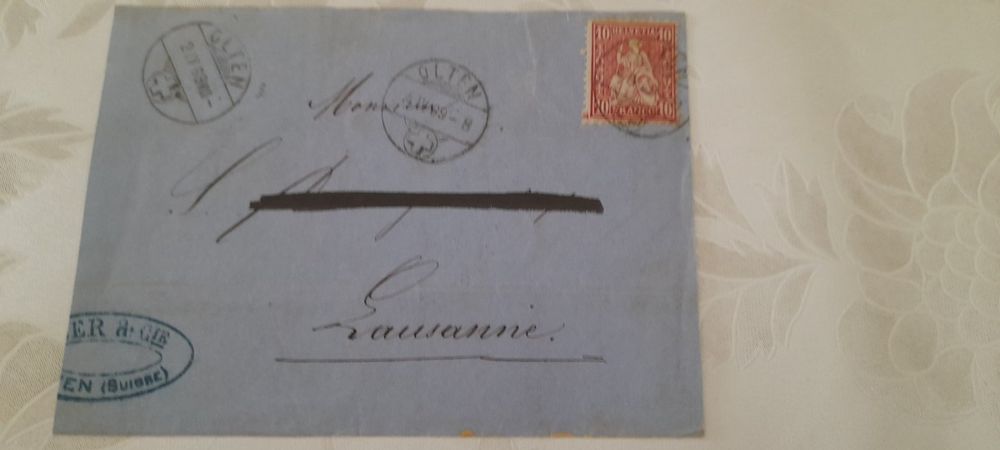 Alt Schweizer Brief mit sitzender Helvetia | Kaufen auf Ricardo