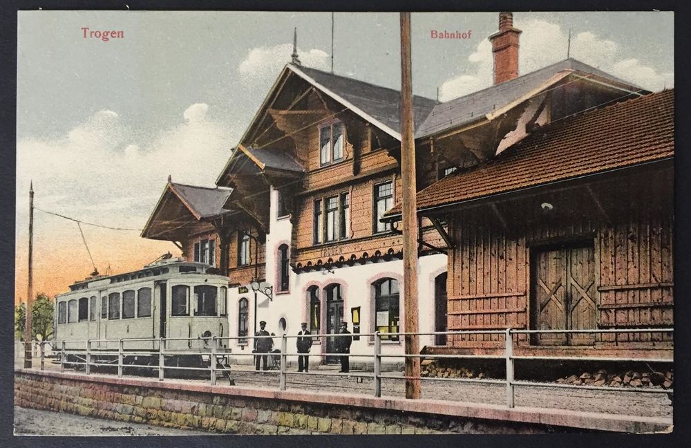 TROGEN Bahnhof mit Trogener-Bahn (Neu (gemäss Beschreibung)) in Jona ...