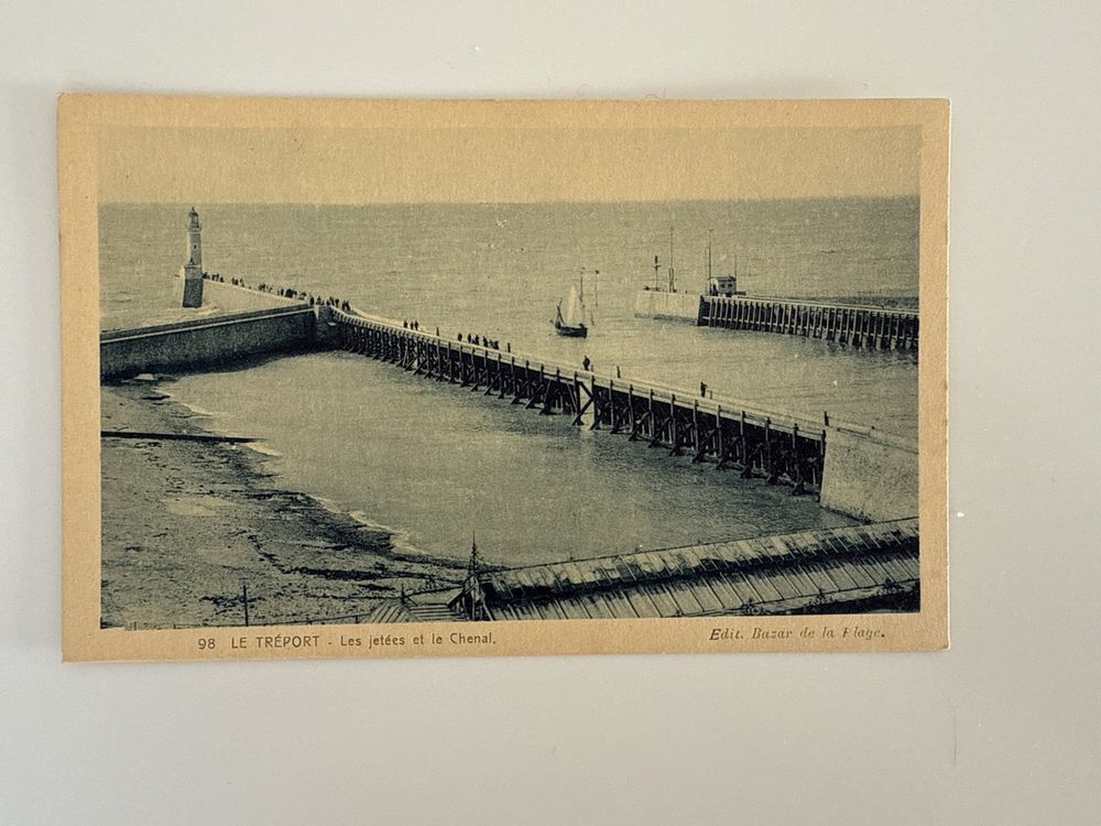 Postkarte Le Tréport - Les jetées et le Chenal (Gebraucht) in Luzern ...