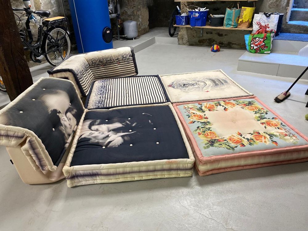Mah Jong sofa Roche Bobois by Hans Hopfer (D'occasion) à Denezy pour ...
