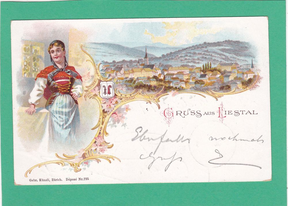 Gruss aus Liestal 1899 (Gebraucht) in Herisau für CHF 7 – mit Lieferung auf Ricardo kaufen