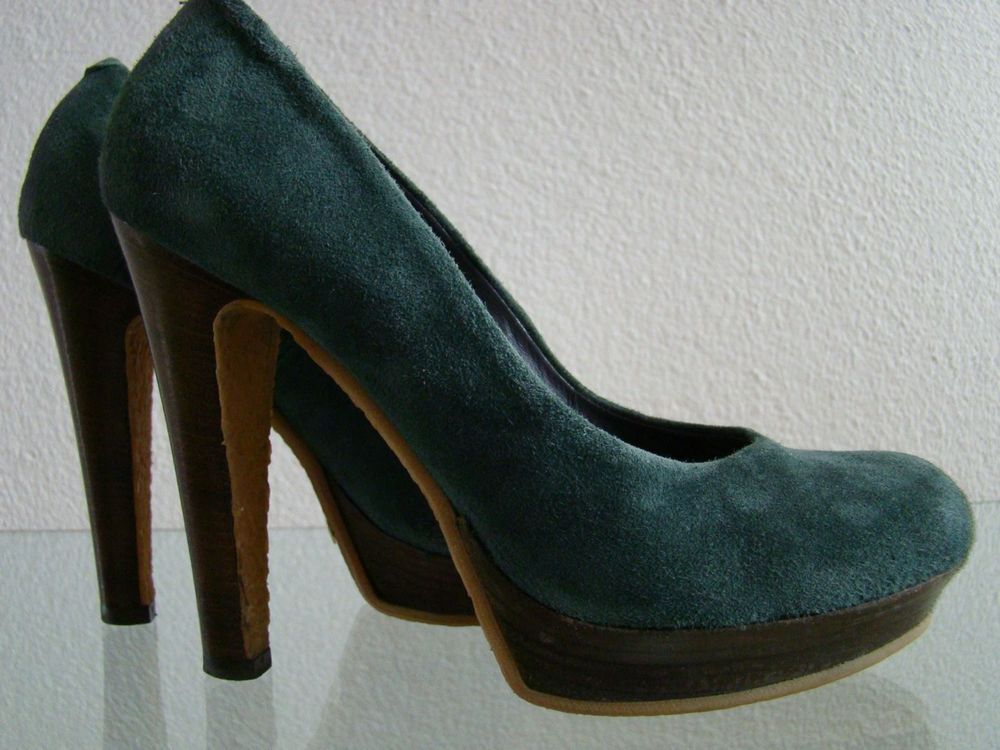 Wildleder High Heels von SHY 37 grün (Neu (gemäss Beschreibung)) in ...
