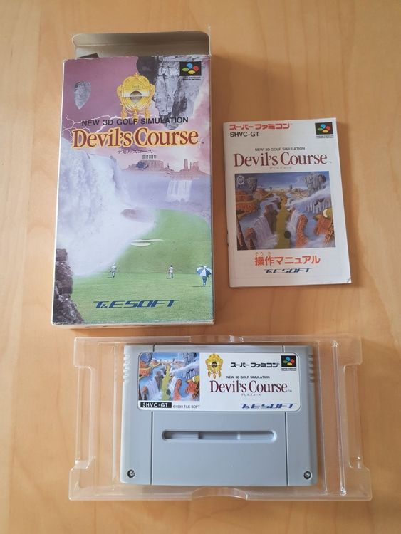 Nintendo Super Famicom NEW 3D GOLF SIMULATION DEVIL'S COURSE | Kaufen auf Ricardo