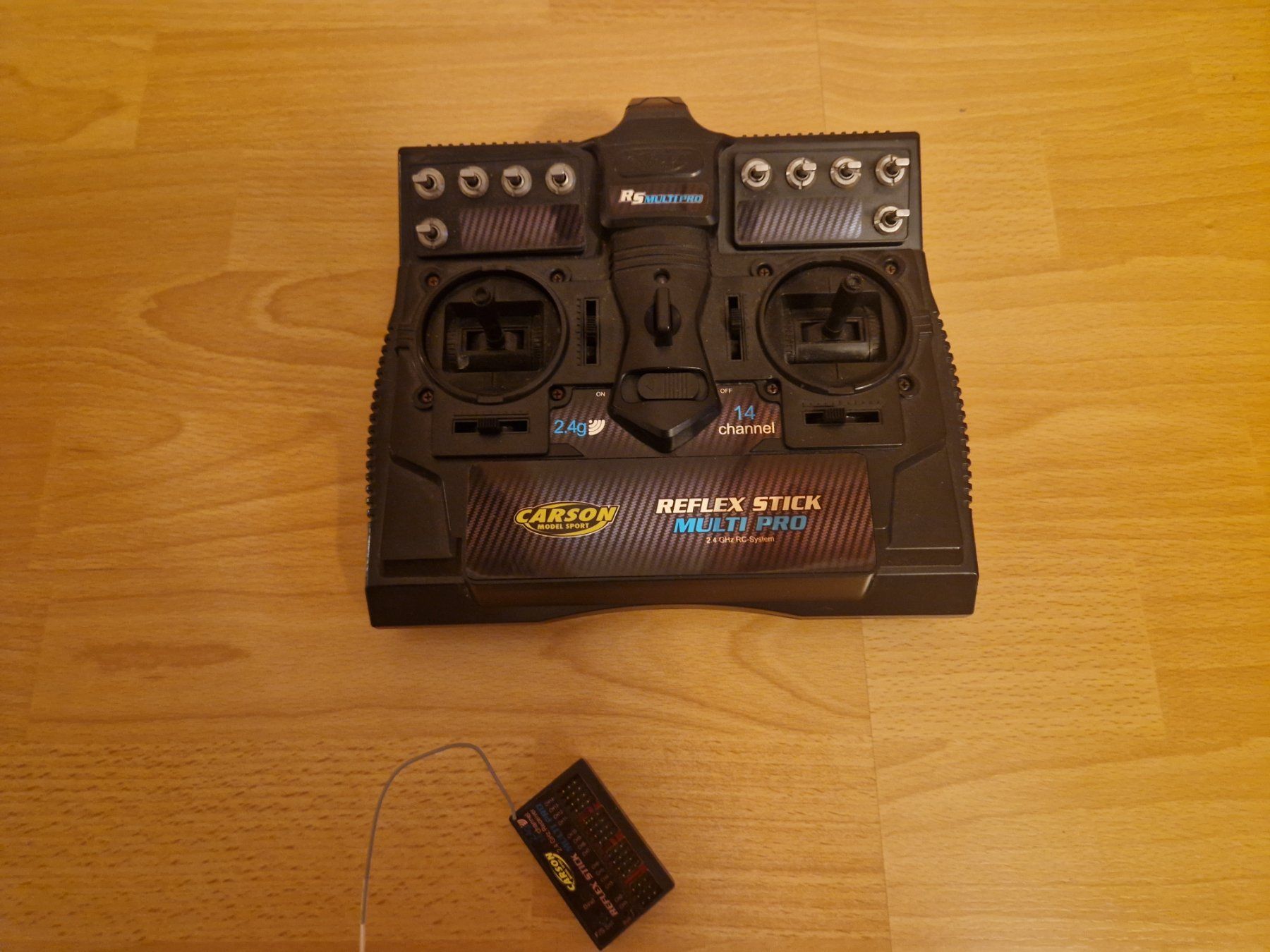 Fernsteuerung Carson Reflex Stick Multi Pro 2.4 GHz 14 CHL (Gebraucht) in Egolzwil für CHF 32 ...