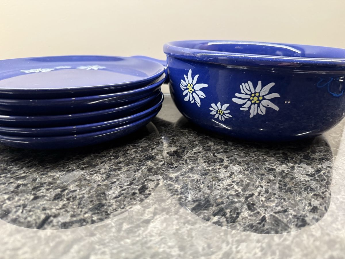 Edelweiss Fondueset (Gebraucht) in Goldingen für CHF 10 – mit Lieferung ...