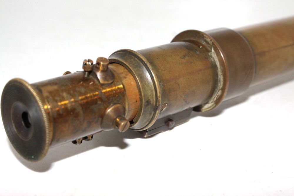 FERNROHR (?) alter Gegenstand Messing/Glas, ca. 37 cm (Gebraucht) in Allschwil für CHF 45 – mit ...