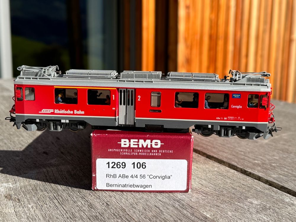 RhB Bemo ABe 4/4 56 Corviglia LED SOUND Personen H0m (Gebraucht) in ...