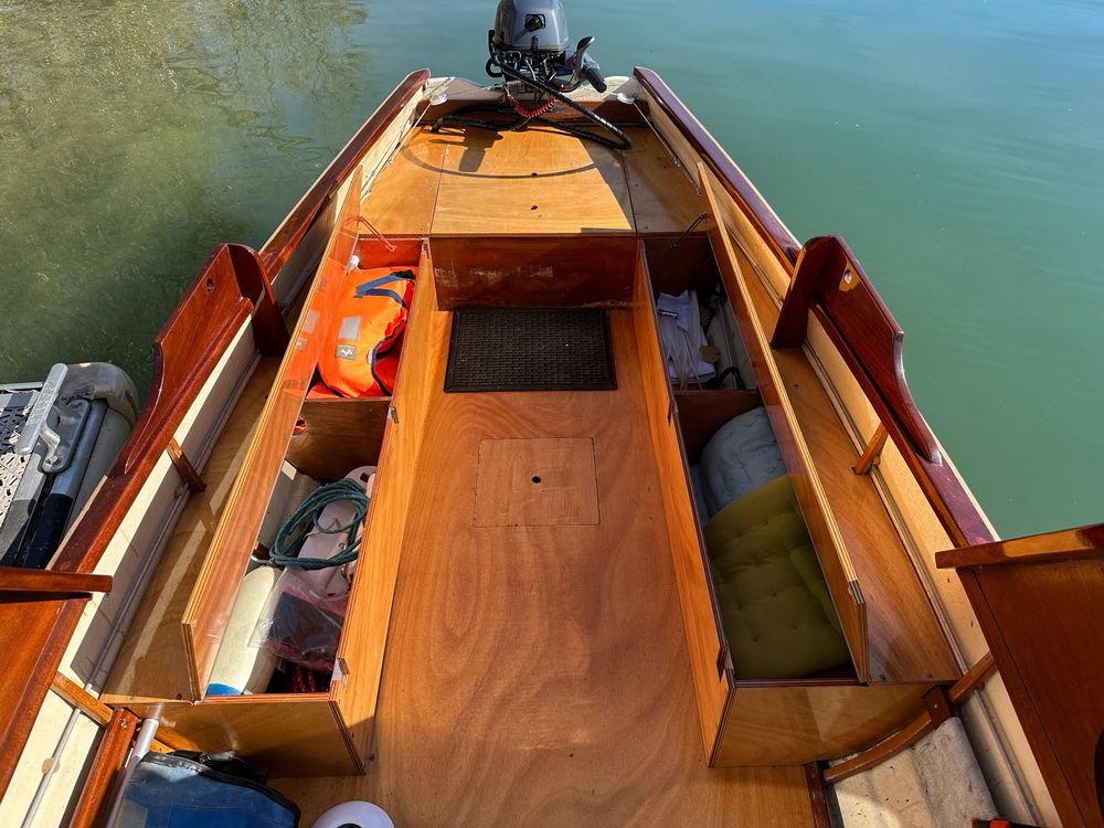 Motorboot Hensa Combi Bootsplatz Aare Mahagoni (Gebraucht) in Uettligen ...