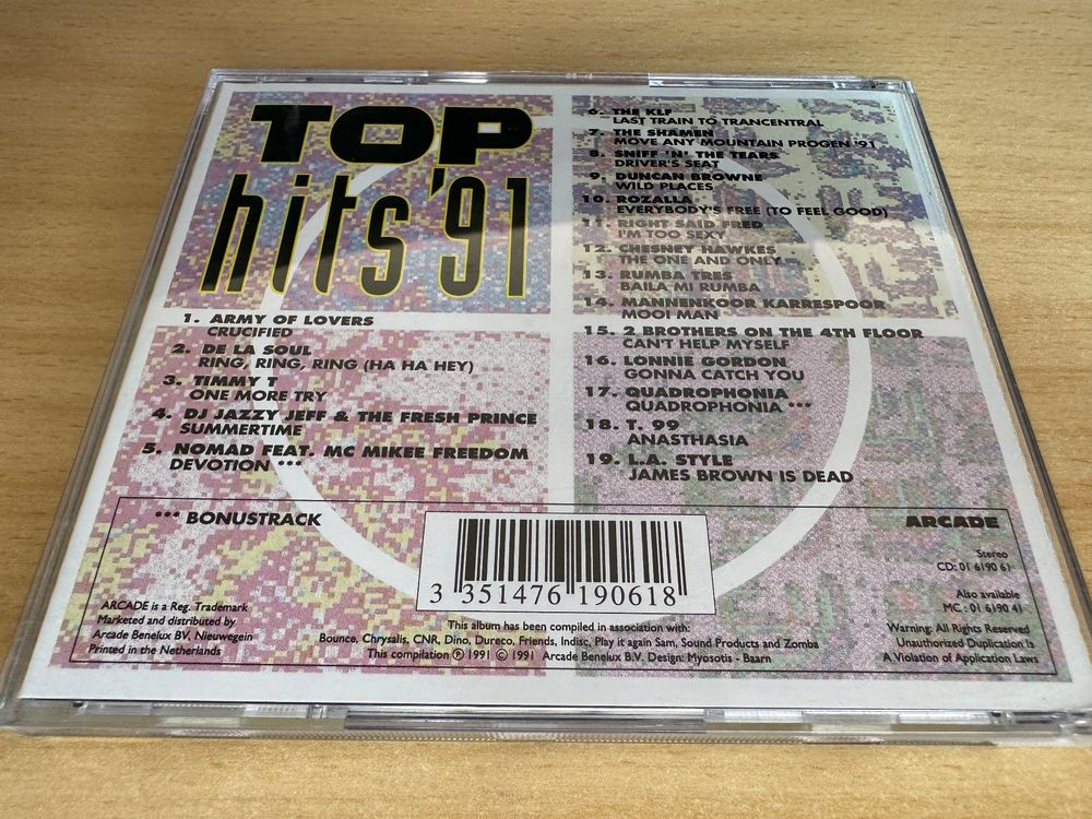 Various – Top Hits '91 - The Greatest Hits Of The Year (Gebraucht) in ...