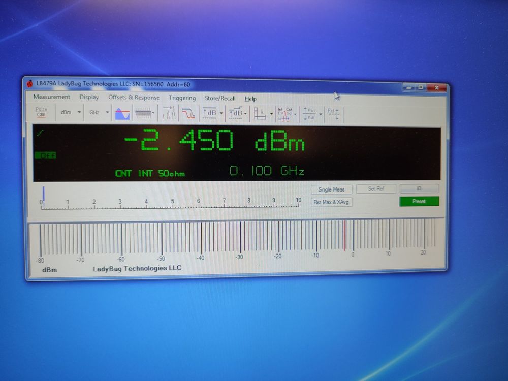 HF Leistungsmessgerät LB479A 10MHz - 8GHz mit SMA und USB (Gebraucht ...