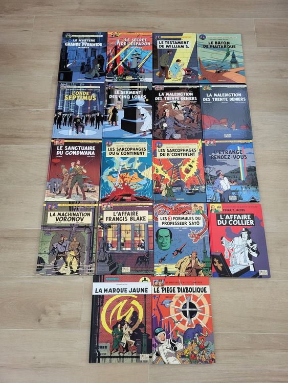 Lot de 18 bandes dessinées Blake et Mortimer | Kaufen auf Ricardo