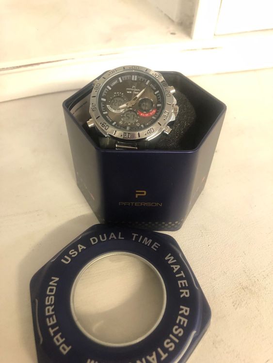 Paterson Quartz Chrono Racin Herren Uhr (Neuf avec emballage d'origine ...