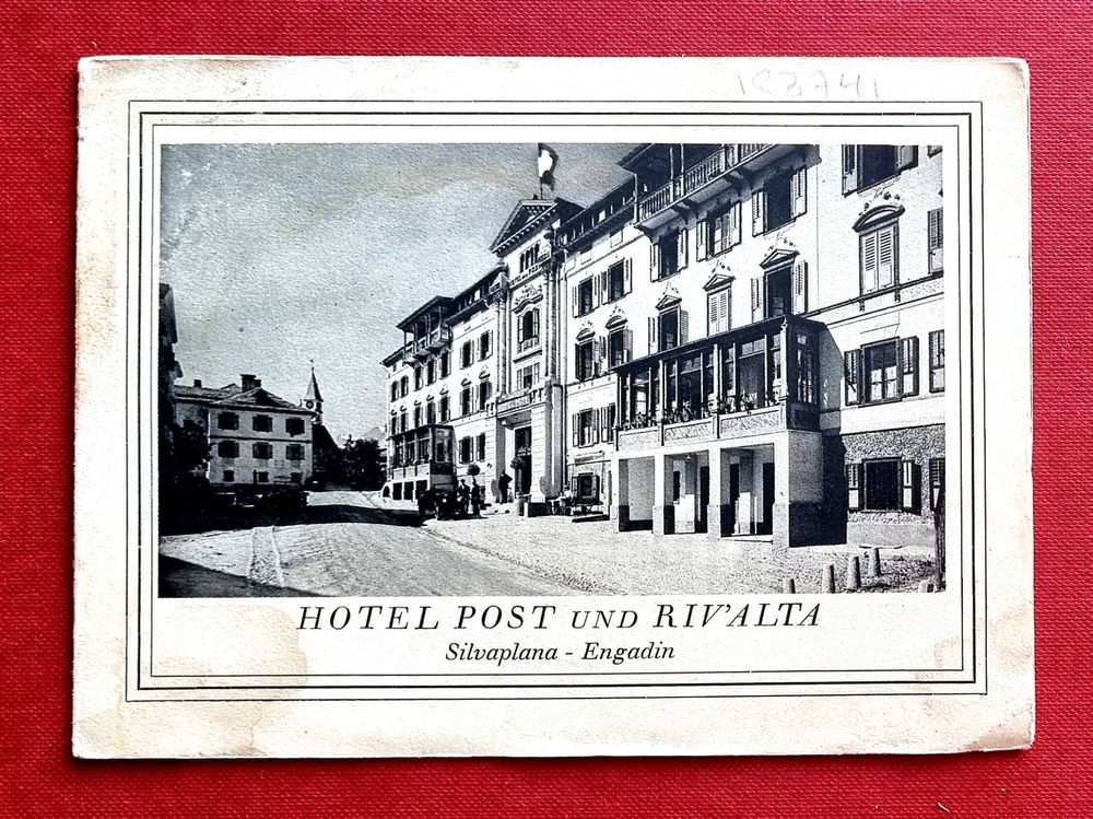 Silvaplana - Hotel Post und Riv'Alta - Werbebroschüre | Kaufen auf Ricardo