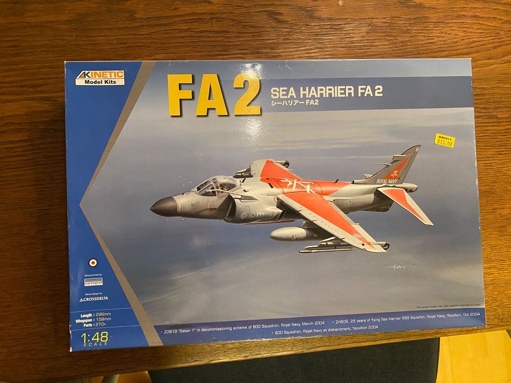 Kinetic Model Kits FA2 Sea Harrier 1:48 | Kaufen auf Ricardo