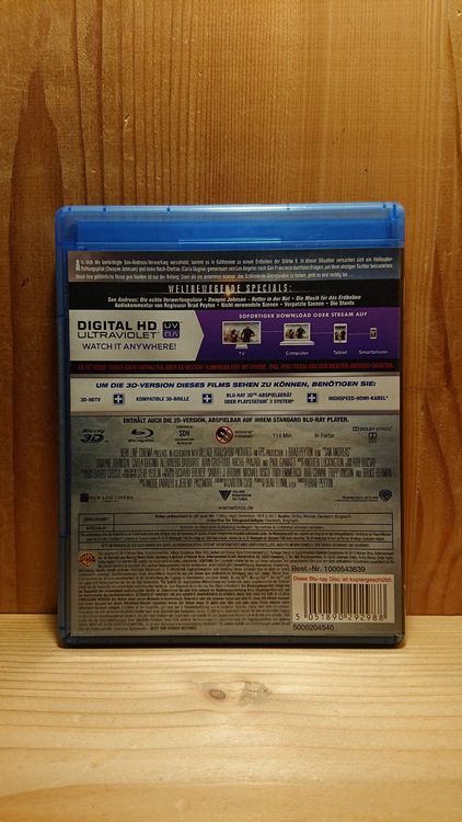 SAN ANDREAS in 3D und 2D Blu-Ray (Gebraucht) in Wilderswil für CHF 5.9 – mit Lieferung auf ...