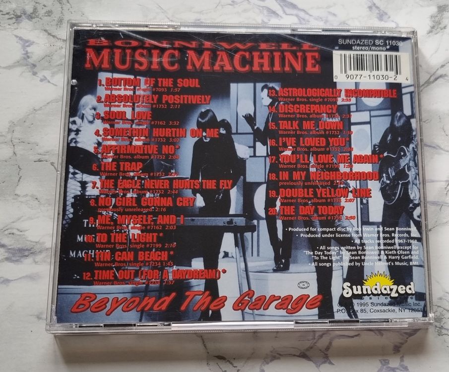 cd THE BONNIWELL MUSIC MACHINE Beyond the Garage 1968 RE1995 (Gebraucht ...