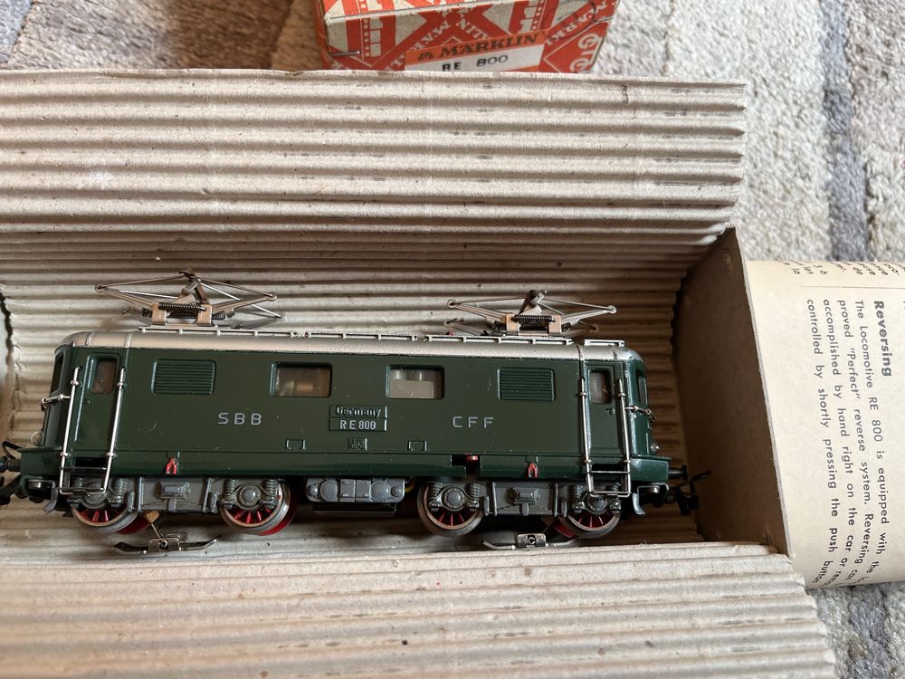 Märklin SBB RE 800 E-lok von 1952 OVP top Zustand (Gebraucht) in ...