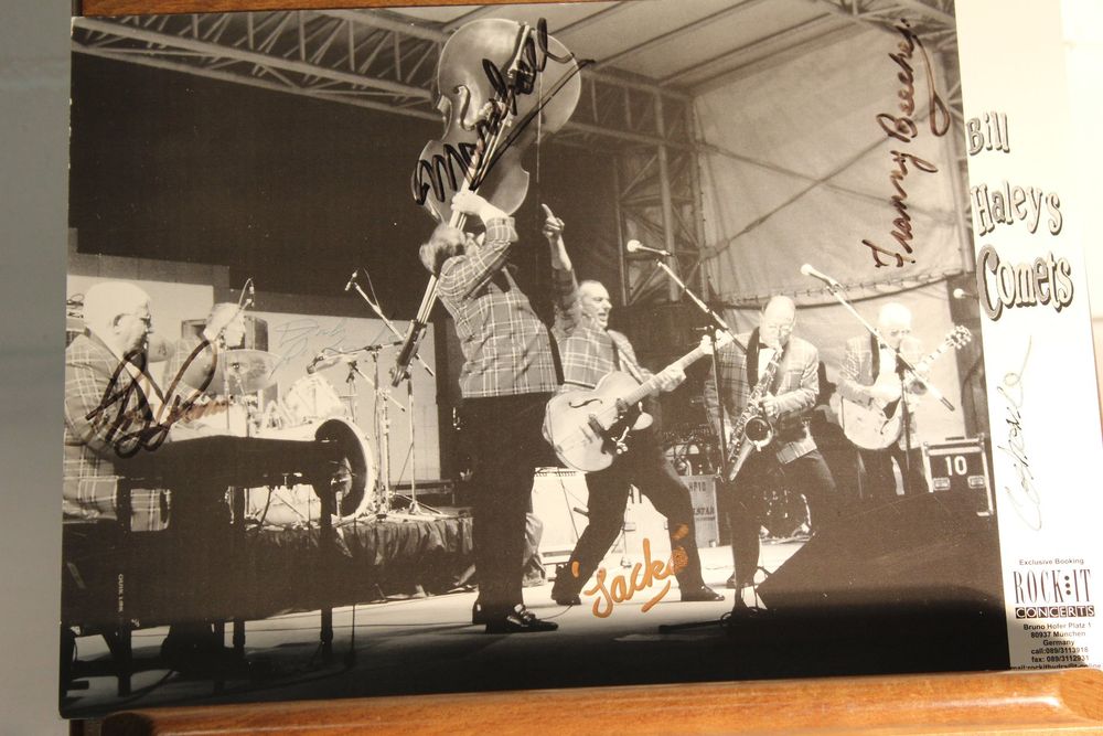 Bill Haley's Comets Foto mit 5 Originalunterschriften! (Gebraucht) in ...