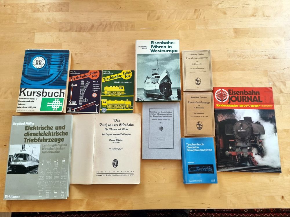 10 Bücher über die Deutsche Eisenbahn (Gebraucht) in Birrwil für CHF 10 ...