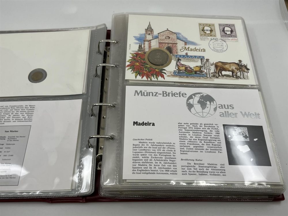 S573) Münzbrief Alben mit 30 Blätter (Gebraucht) in Solothurn für CHF 15 – mit Lieferung auf ...