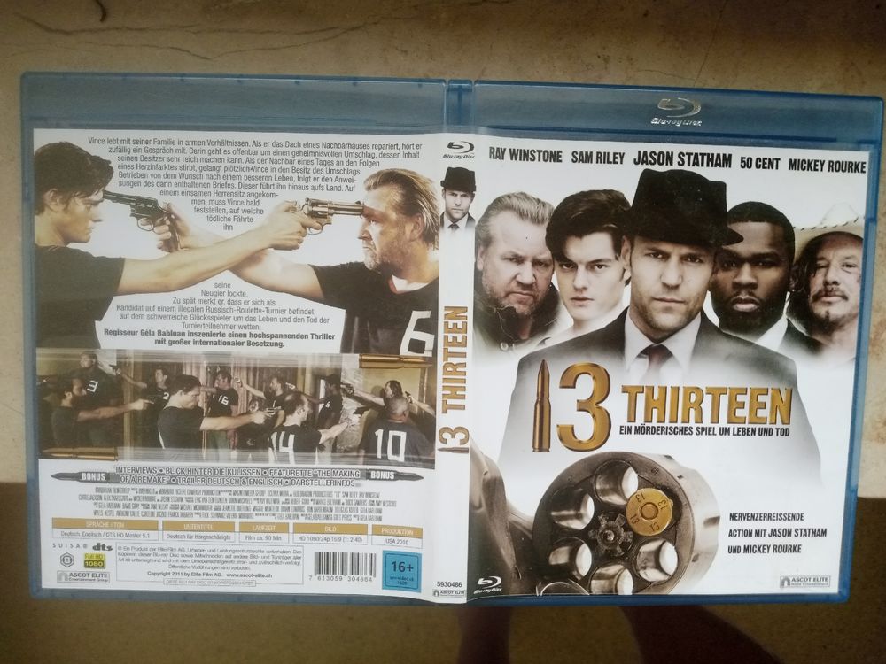 Thirteen [Blu-ray] - Jason Statham, Mickey Rourke! (Gebraucht) in Basel ...