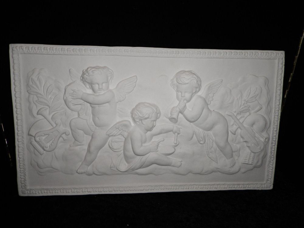 Schönes Gips-Stuck Relief mit Engel (Neu (gemäss Beschreibung)) in ...