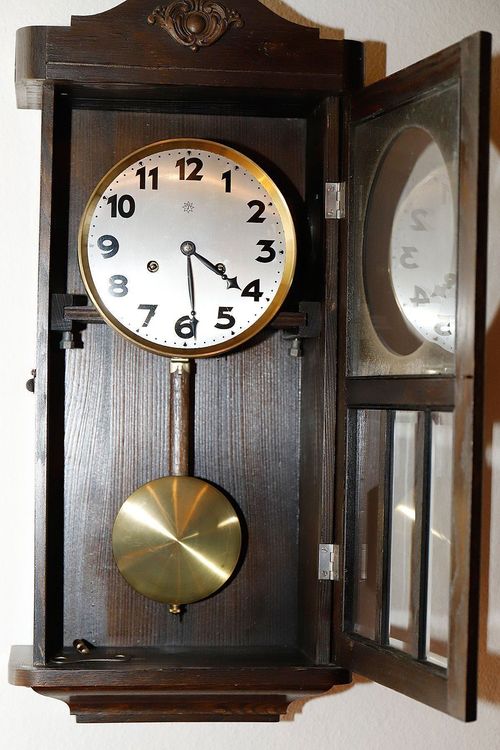 Schöner Art Deco Regulator von Junghans | Kaufen auf Ricardo