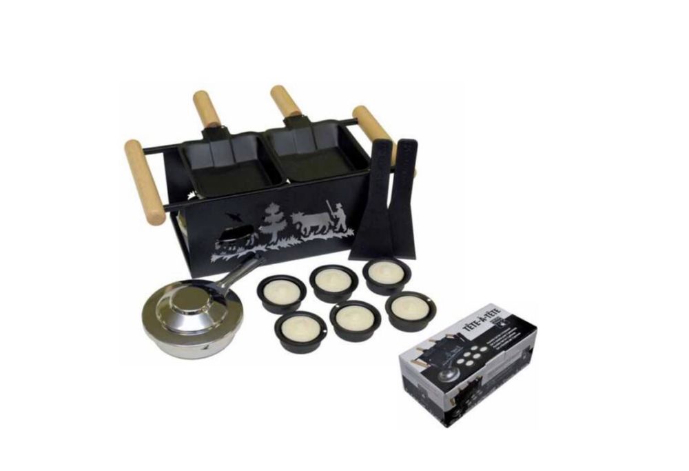 Kerzen / Brenner Raclette Set für 2 Personen von Heidi (Neu und ...