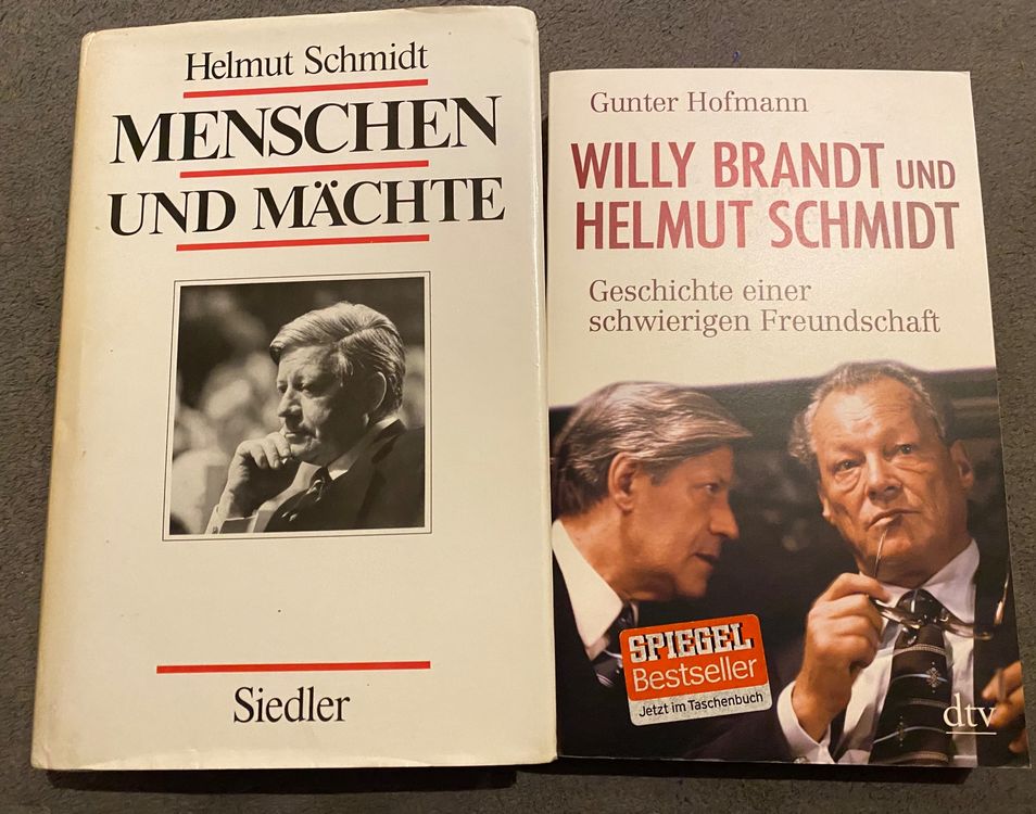 2 Bücher Helmut Schmidt, 1 mit Willy Brandt | Kaufen auf Ricardo