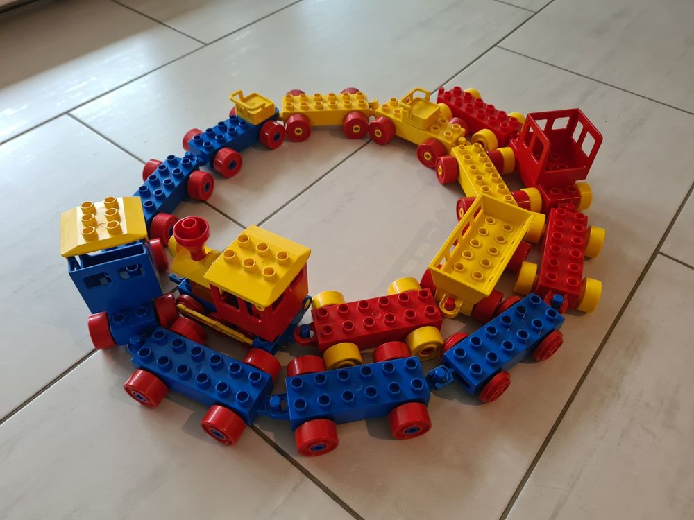 Lego Duplo, Zugwagen mit Lok wie auf Foto, 15 Stk. | Kaufen auf Ricardo