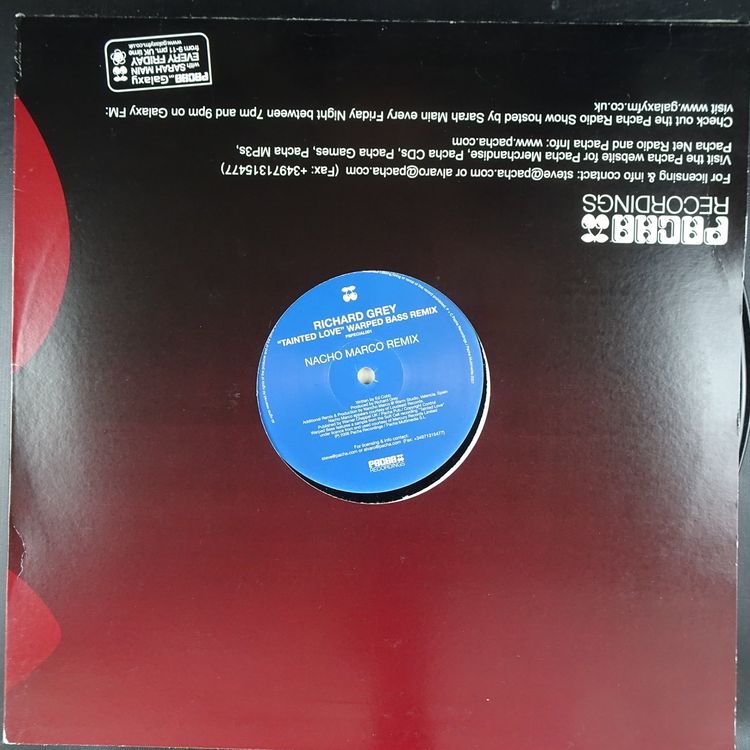 Richard Grey - Tainted Love (Remix) (12" Vinyl) (Gebraucht) in Muhen ...